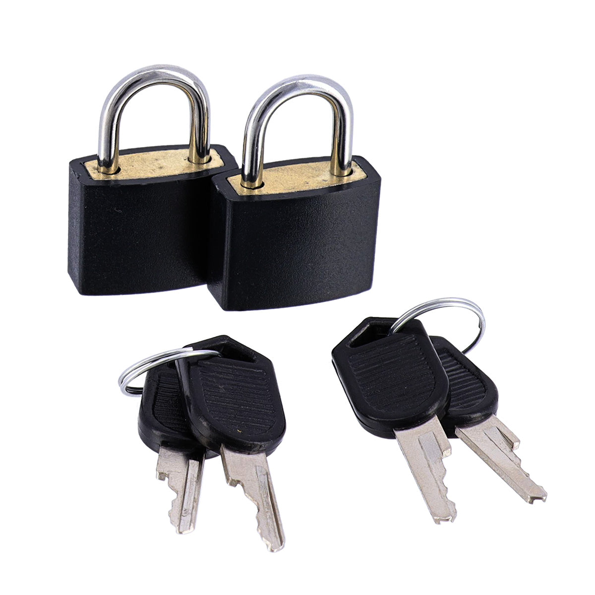 Set Of 2 Locks With Key - Black – The Organised Store