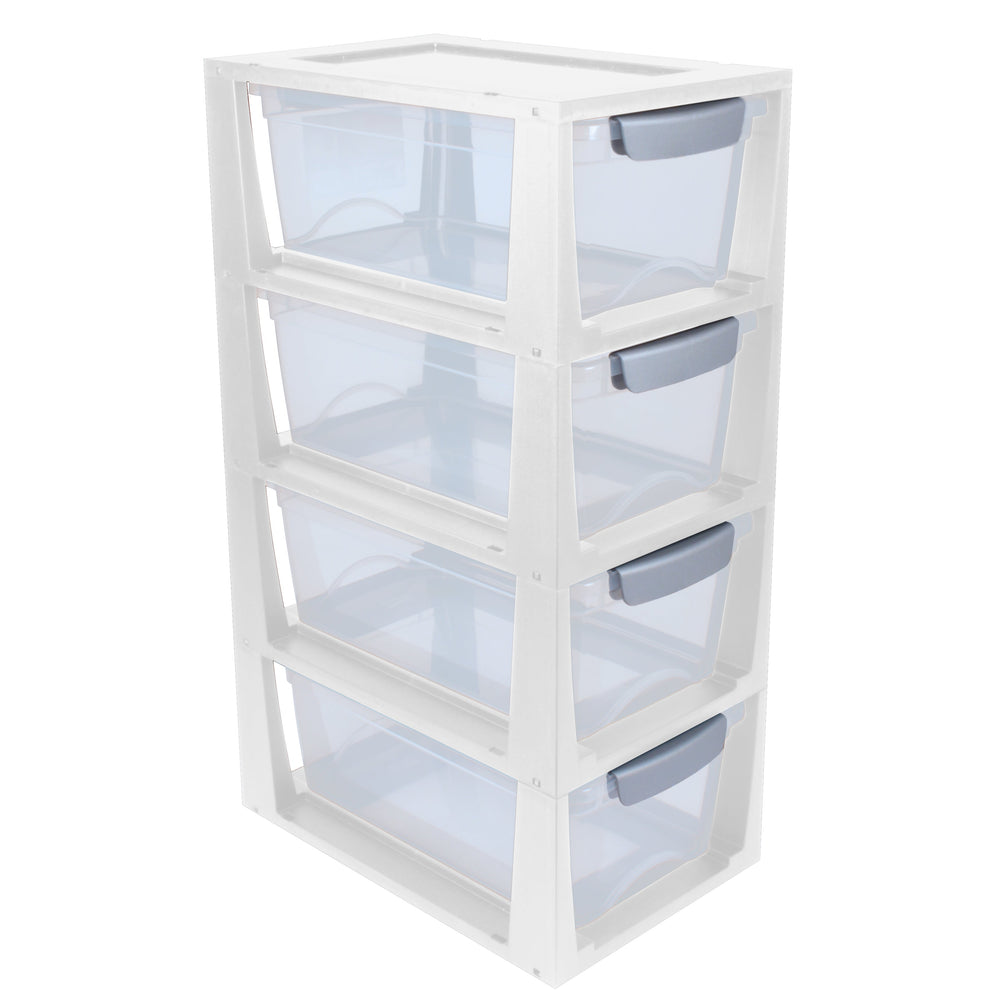 Stackable Omega Drawer Unit 6L -White – The Organised Store