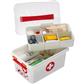 First Aid Storage Box With Tray 6L - White/Red | The Organised Store