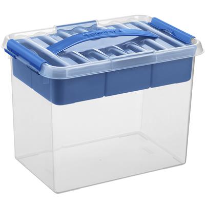 Q-Line Multibox 9L - Transparent Blue – The Organised Store