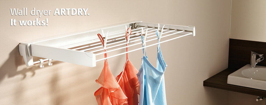 ARTDRY Wall Mounted Dryer - 70cm - White | The Organised Store