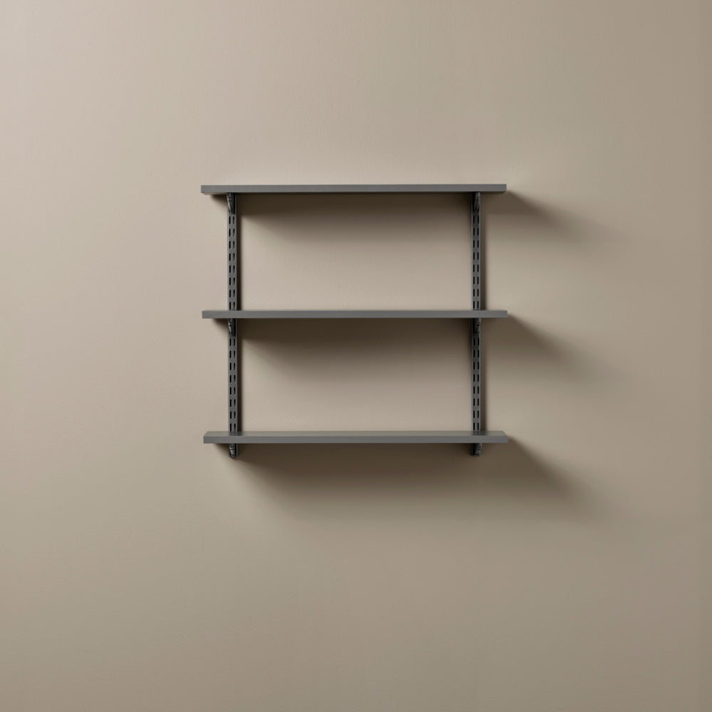 Plug-in melamine shelf W: 78 D: 30 white | The Organised Store