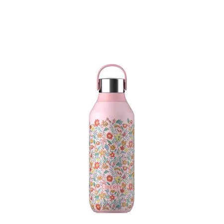 Chilly's 500ml Series 2 Bottle - Liberty Summer Sprigs Blush Pink | The ...