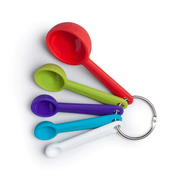 Silicone Measuring Spoon Set Colours | The Organised Store