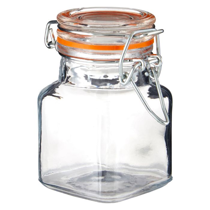 Luca Clip Top Lid Glass Jars Set Of 4 | The Organised Store