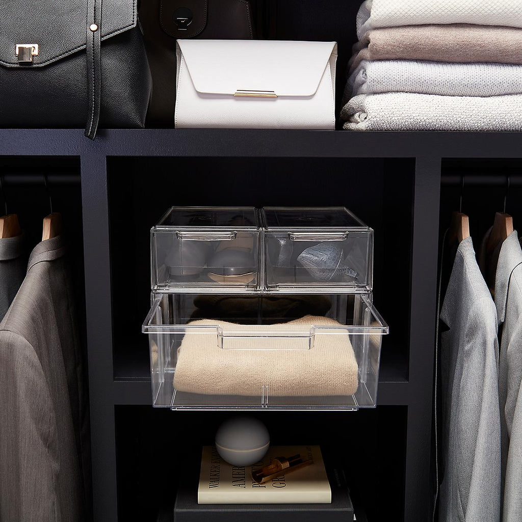 Clear Stackable Shoe Drawers-Various sizes | The Organised Store