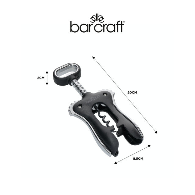 Winged Corkscrew- Black | The Organised Store