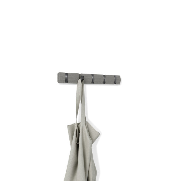 Flip 5 Hook Wall Mounted Coat Rack-NEW | The Organised Store