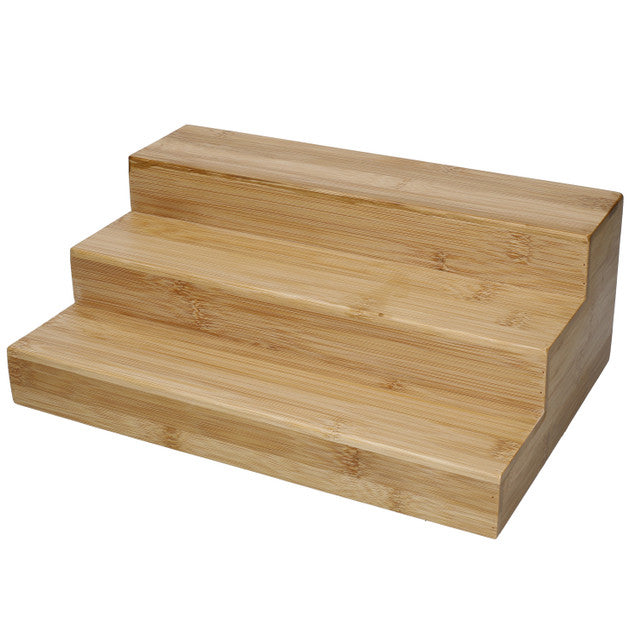 Bamboo 3-Tier Shelf Organiser | The Organised Store